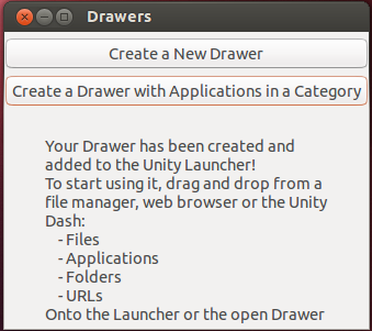 Drawers – Organize the Unity Launcher | Ubuntu Geek